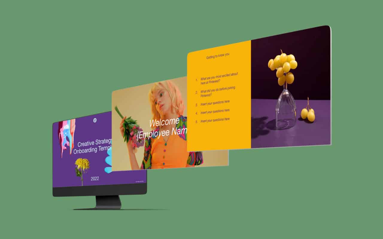 Pinterest Onboarding Template - Sohale Kevin Darouian